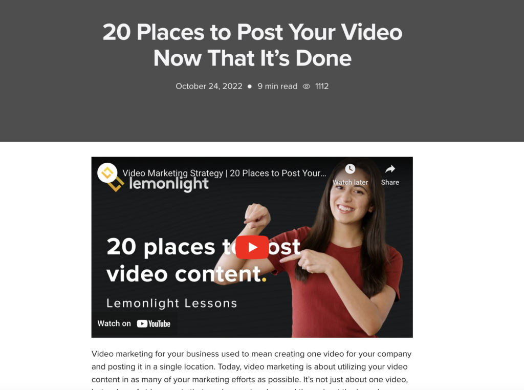 5 Ways to Promote Your YouTube Videos Using Other Marketing Channels ...